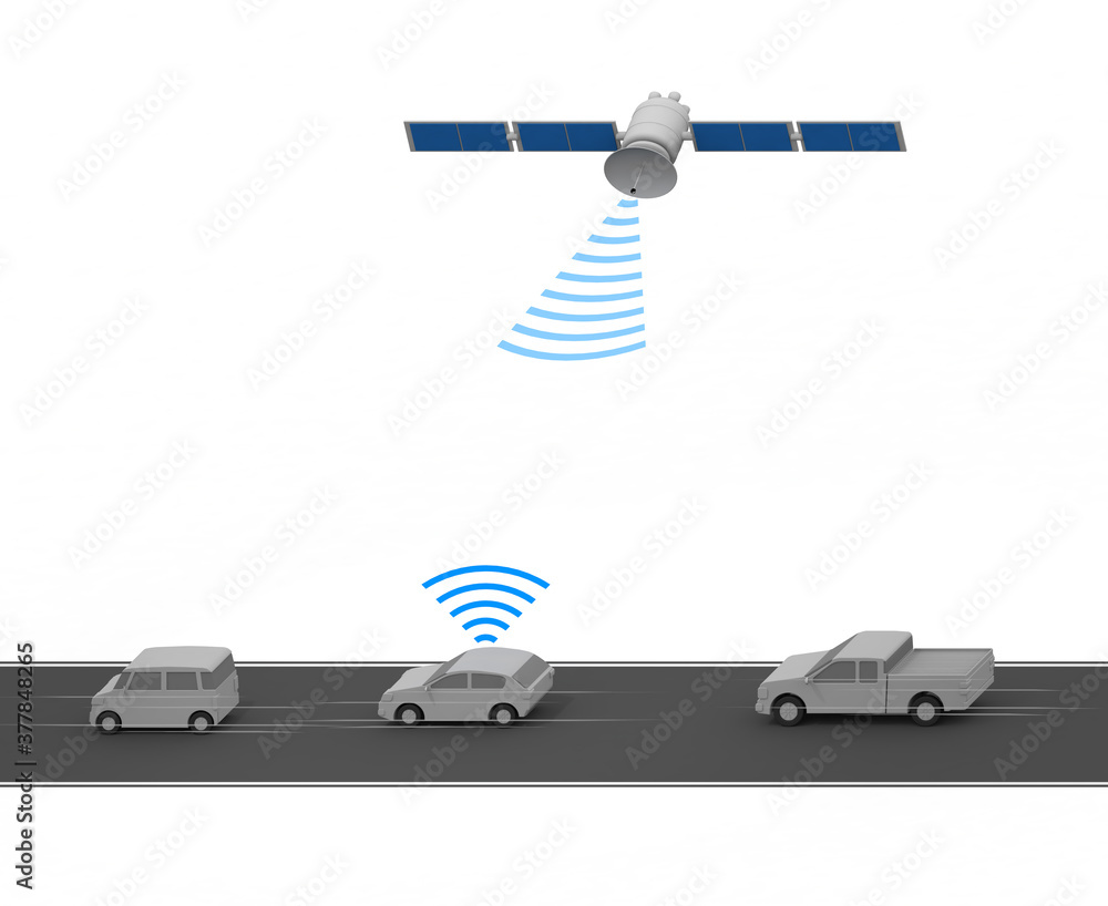 Autonomous driving and artificial satellites. Run while keeping a ...