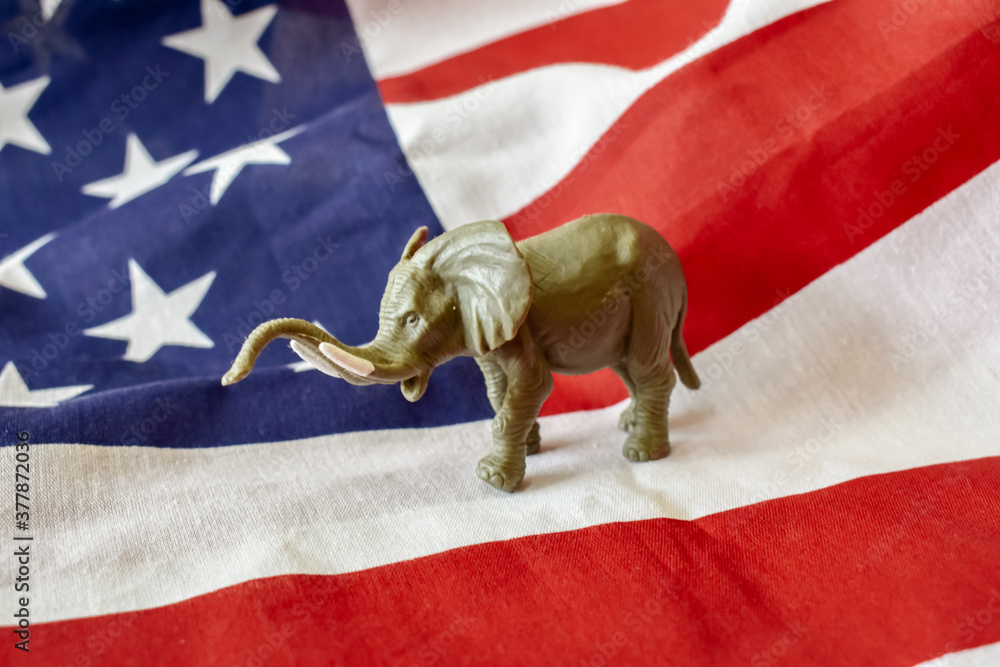 2020 US Presidential Election - Republican Elephant Stock Photo | Adobe ...