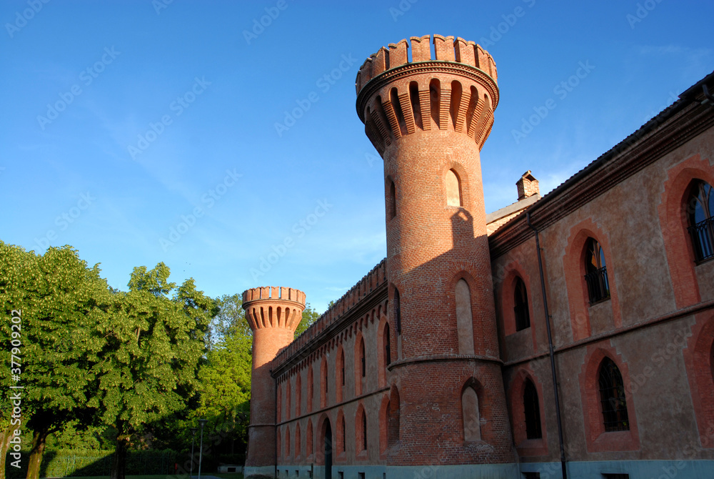 The castle of Pollenzo is one of the Savoy residences recognized by ...