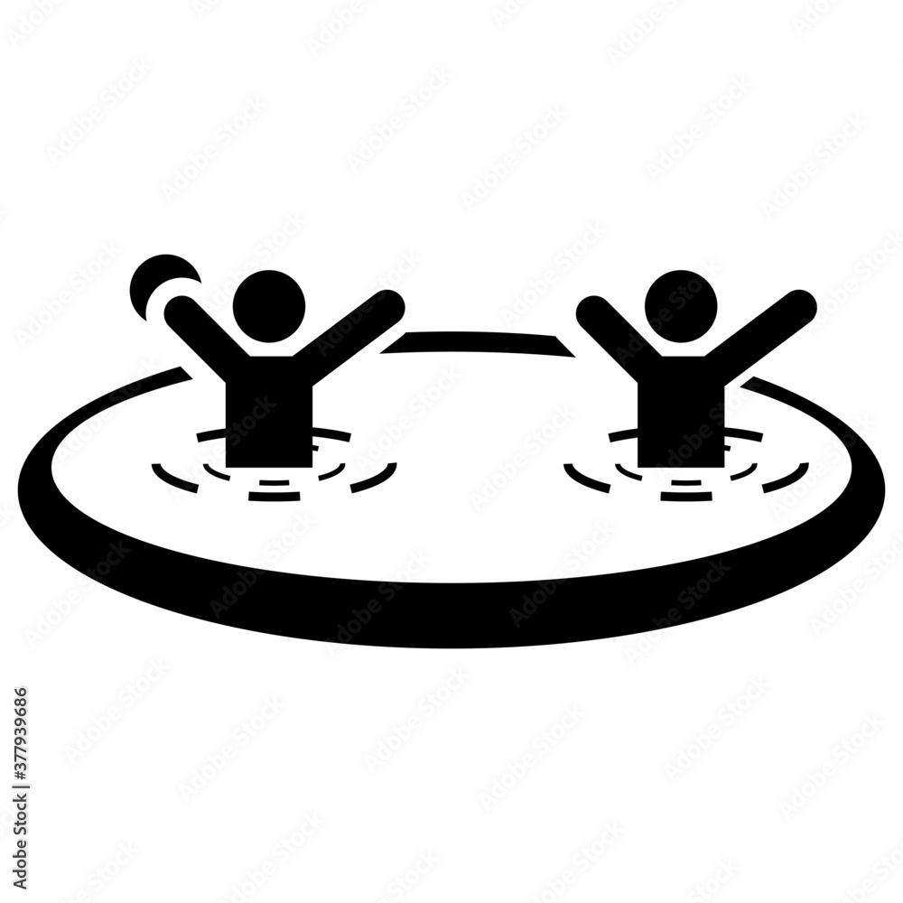 Kids Swimming Icon