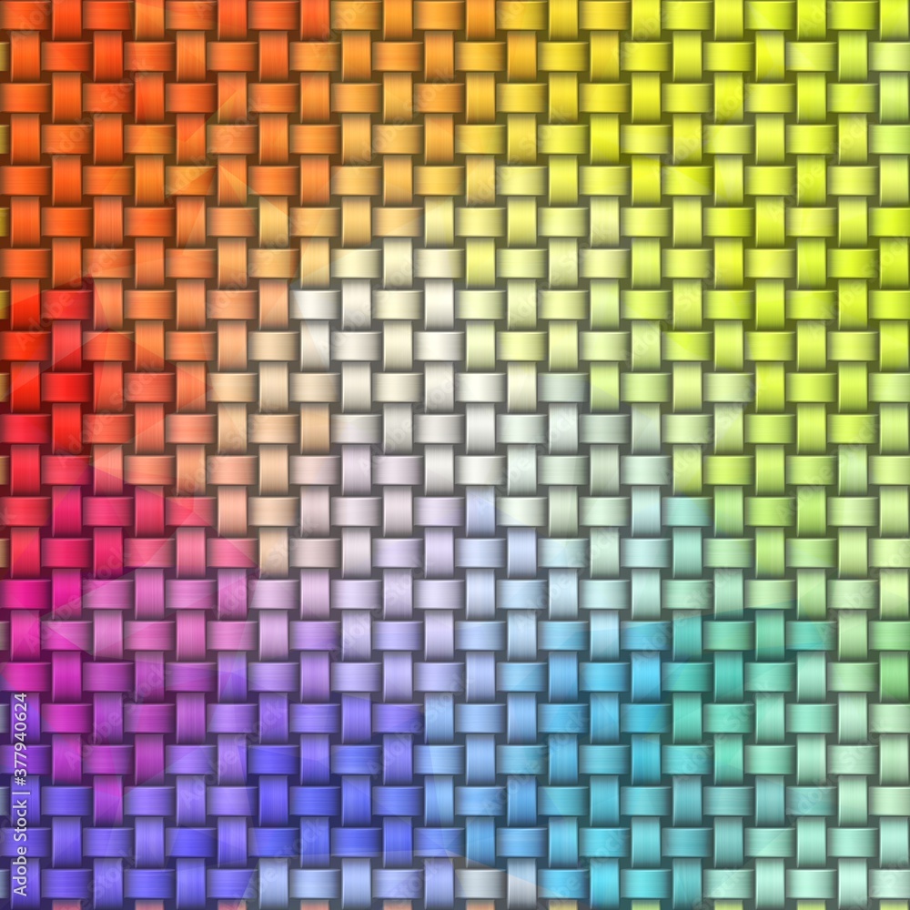 woven rattan wicker weave seamless knit pattern texture background ...