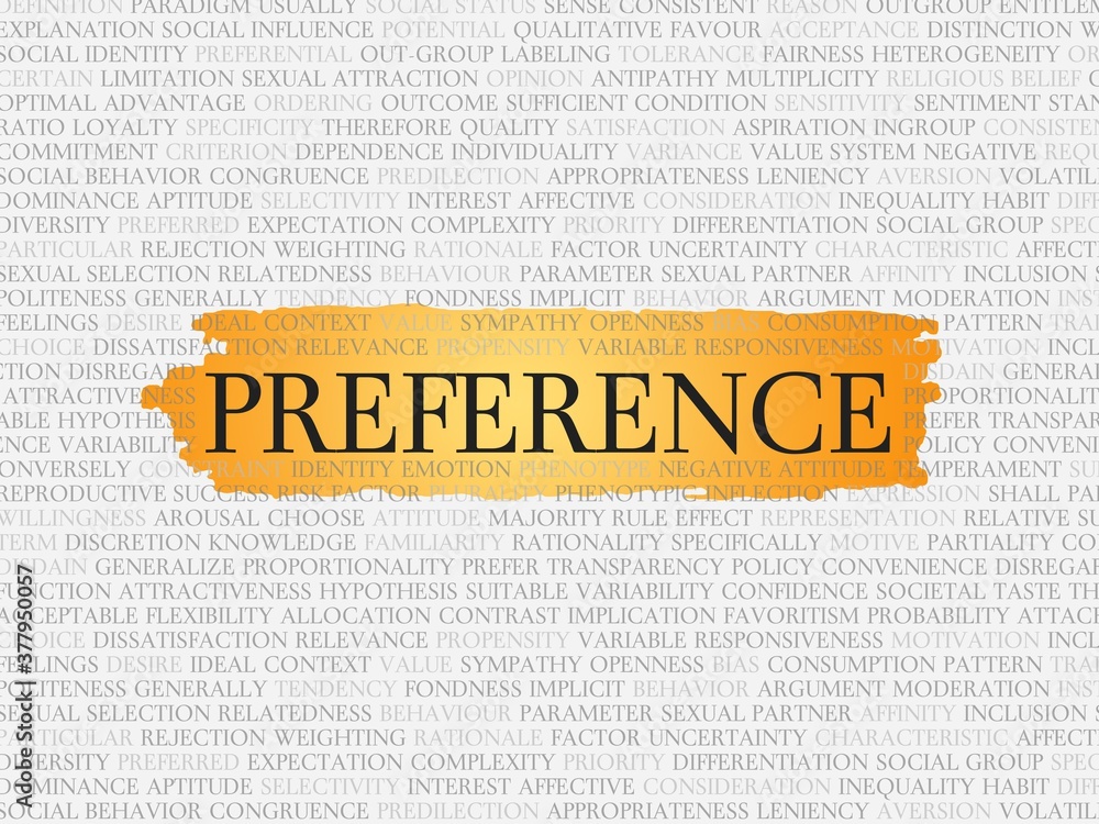 preference Stock Photo | Adobe Stock