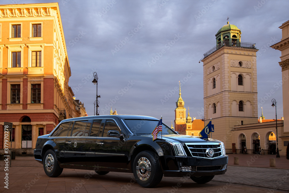 Cadillac One, The United States presidential car Stock Photo | Adobe Stock