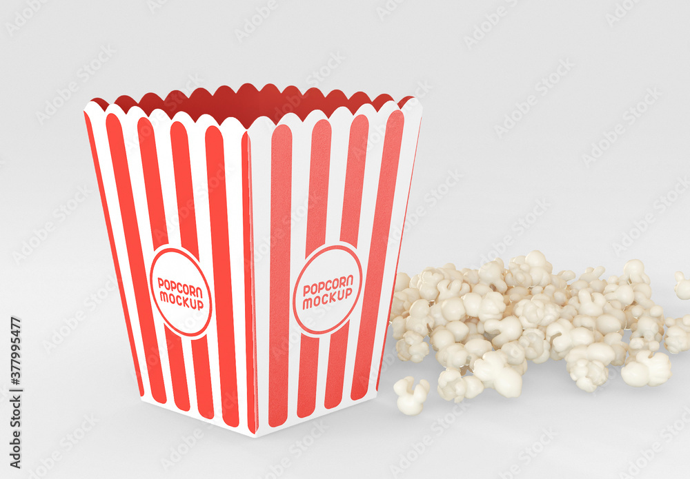 Paper Buckets Mockup Stock Template | Adobe Stock