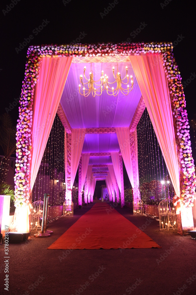 traditional wedding gate Stock Photo | Adobe Stock