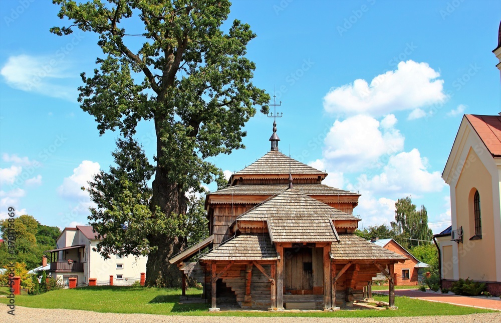 Póster Sieniawa, Rudka, Park, Pałac, Zamek, Architektura, Zabudowa ...