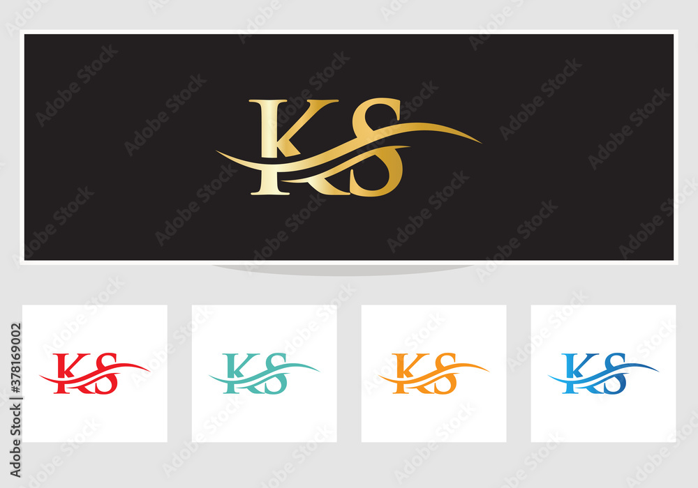 KS Letter Linked Logo for business and company identity. Creative ...