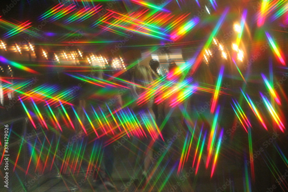 prism abstract lights nightclub dance party synth wave background ...