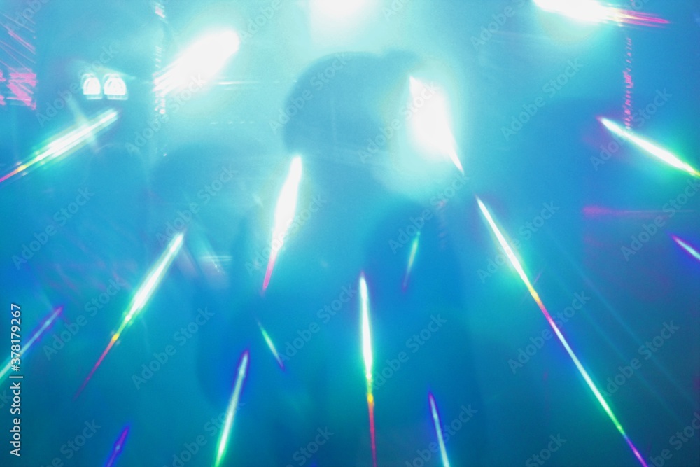 abstract lights nightclub dance party synthwave background lights and ...