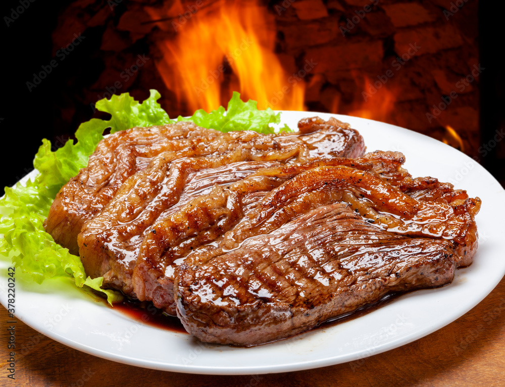 Picanha, traditional Brazilian beef cut Stock Photo | Adobe Stock