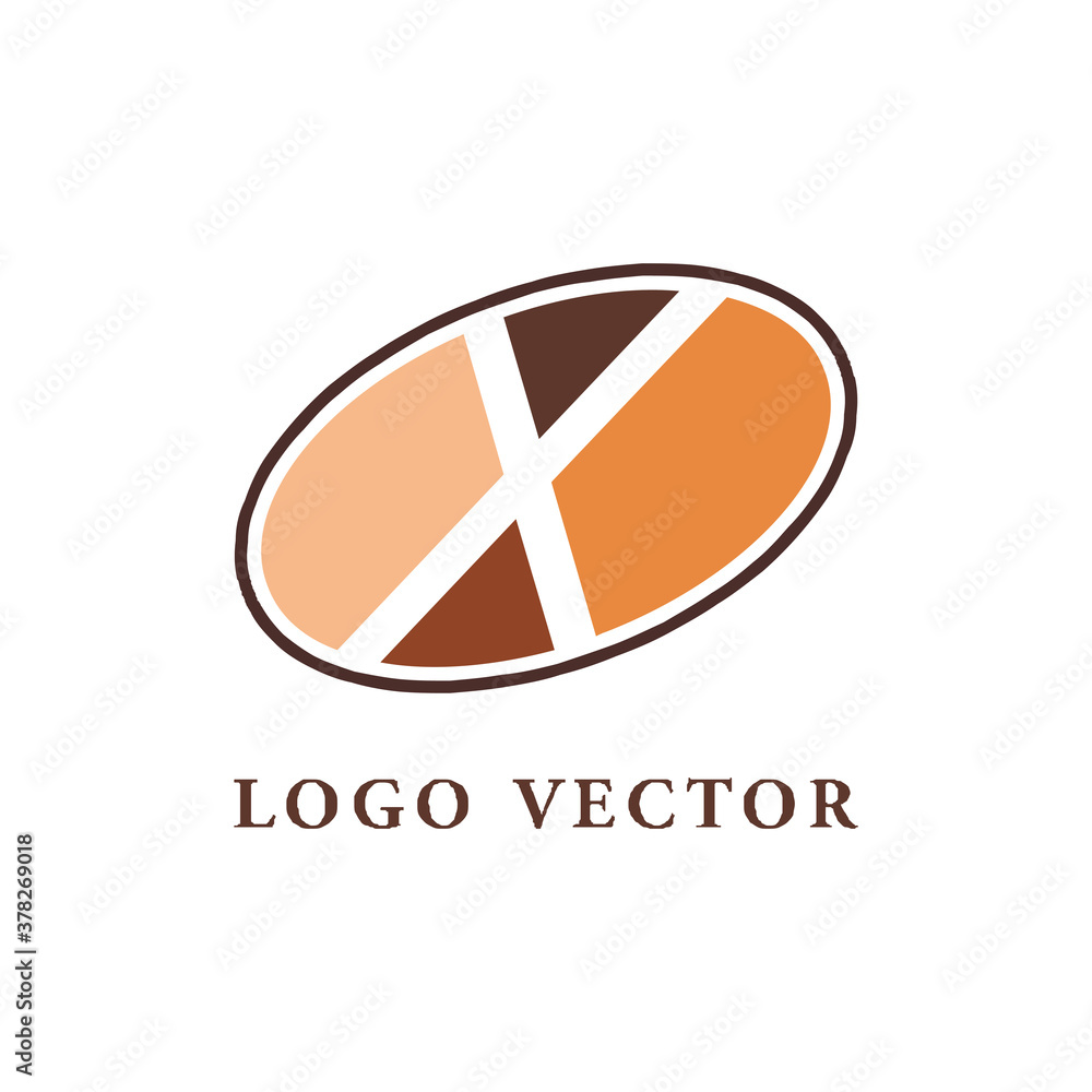 pharmacy logo composition of the letter Xis simple, easy to understand ...