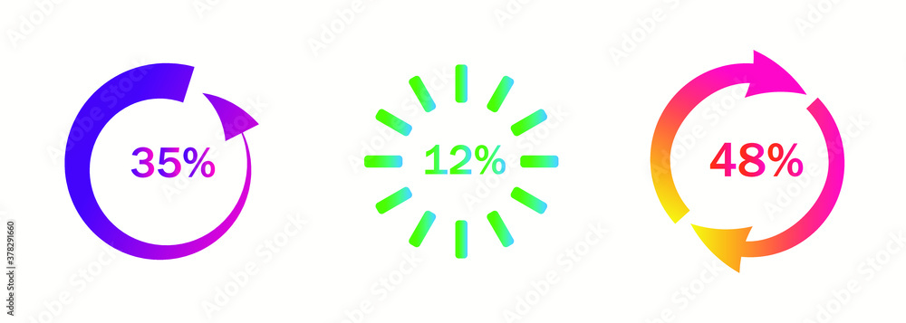 Icon for download icons. Circle of the web loader or preloader buffer ...