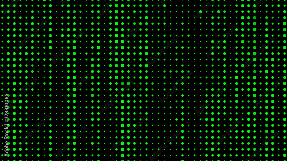 Matrix abstract illustration structure of points. Falling points of ...
