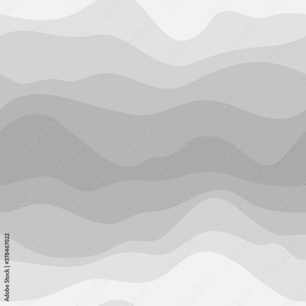 PrintAbstract waves or hills in grayscale colors. backdrops with curves ...