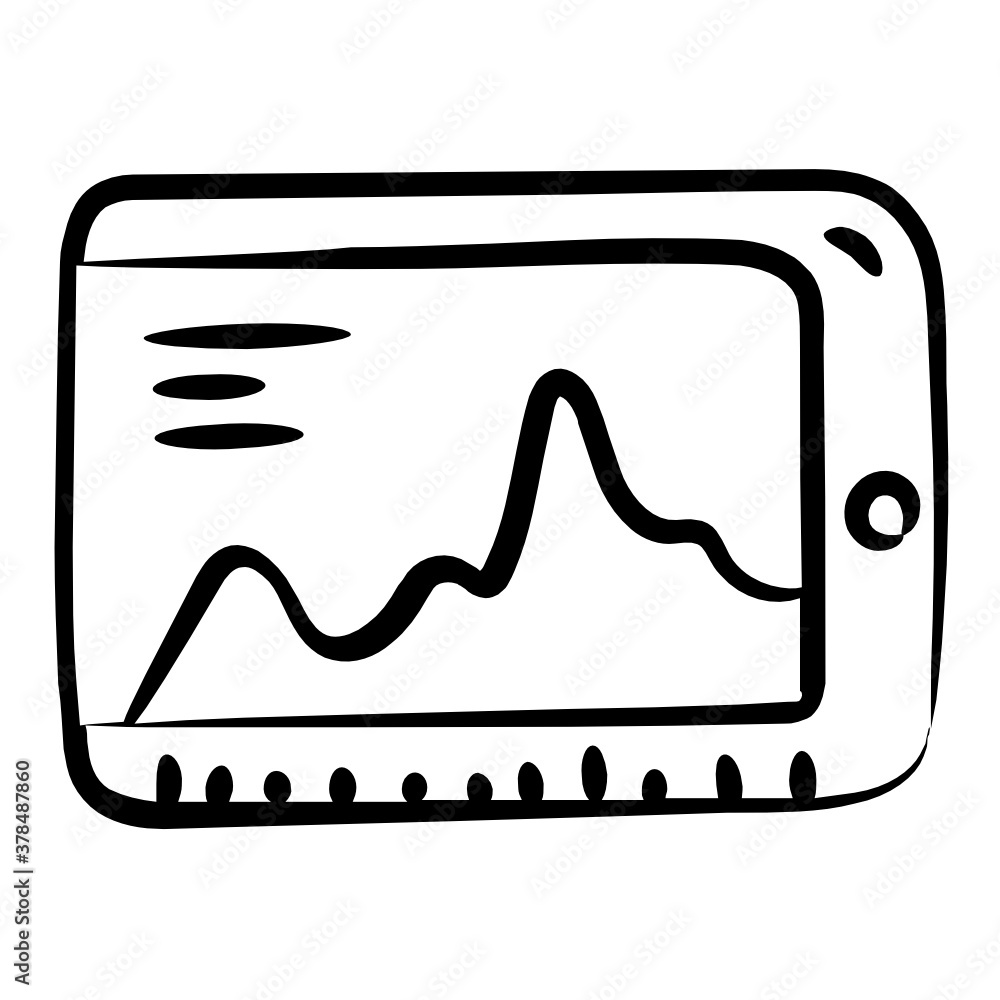 A Layer Chart On A Graph Showing The Concept Of Area Chart Stock Vector a-layer-chart-on-a-graph-showing-the-concept-of-area-chart-stock-vector