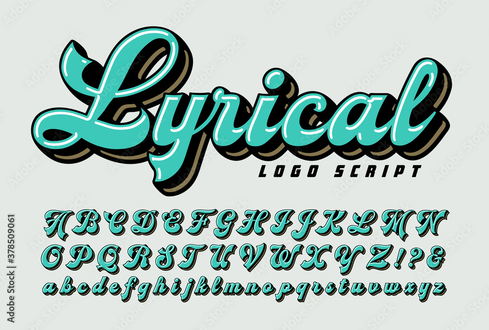 Script Fonts Alphabet Bold
