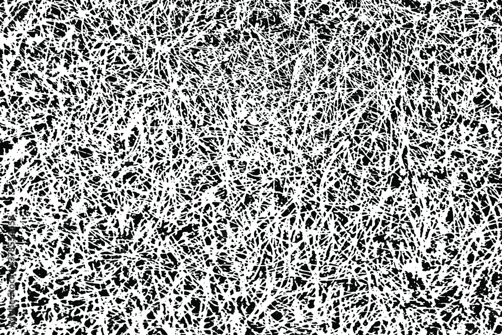 Grunge texture of a rough surface, dotted with twigs and thin curved ...