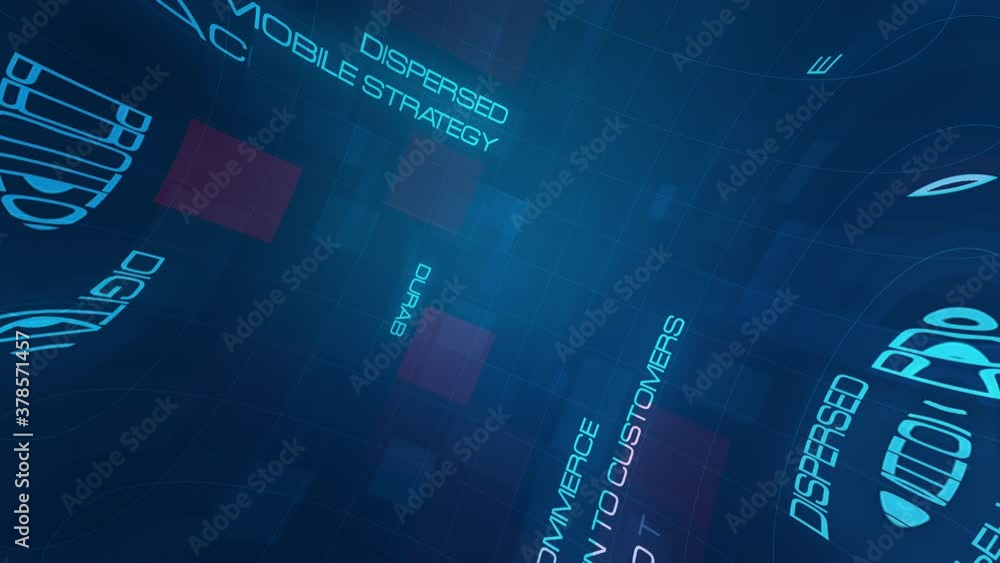 Vidéo Stock The New Normal 4K 3D creative design cinematic title ...