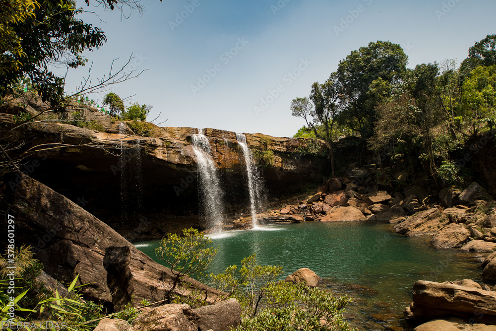 Krang suri is one of the many scenic waterfall in the Indian state of ...
