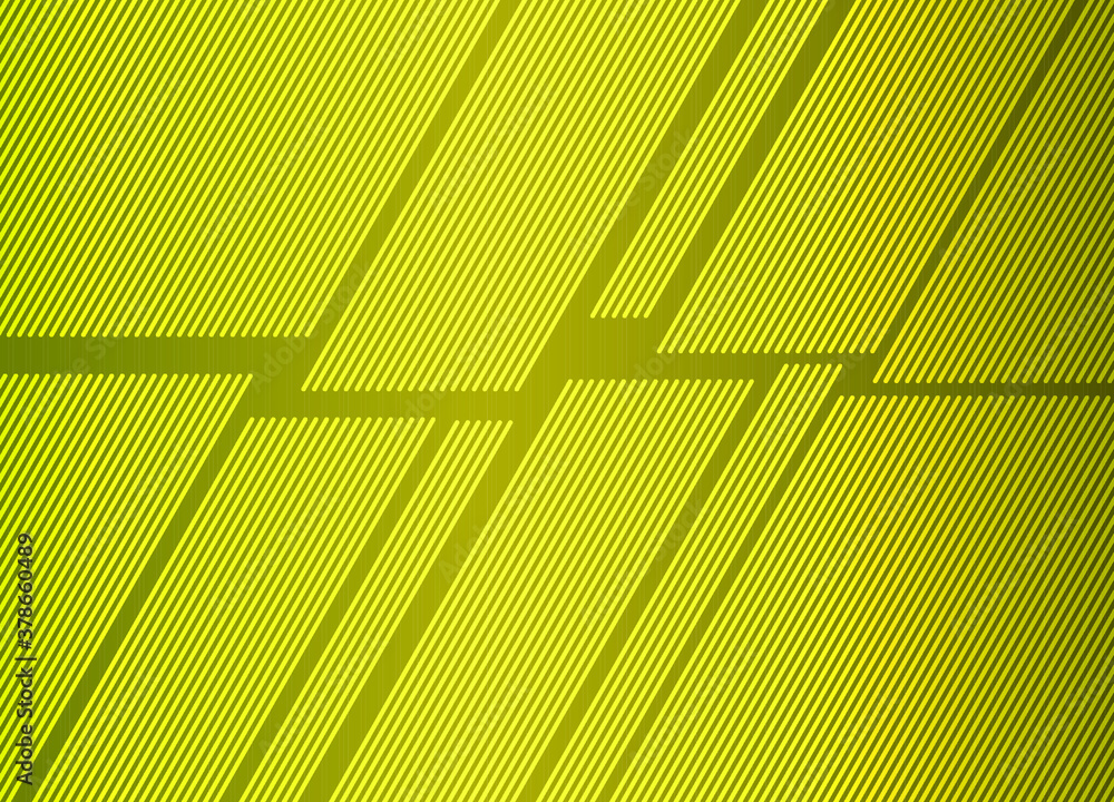 Green vector template with lines and grid. Blurred grid on abstract ...