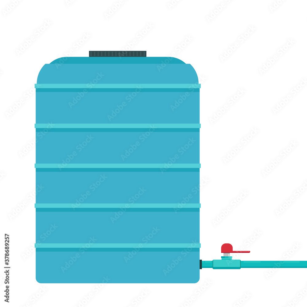 Water tank vector. wallpaper. free space for text. copy space. tanker ...