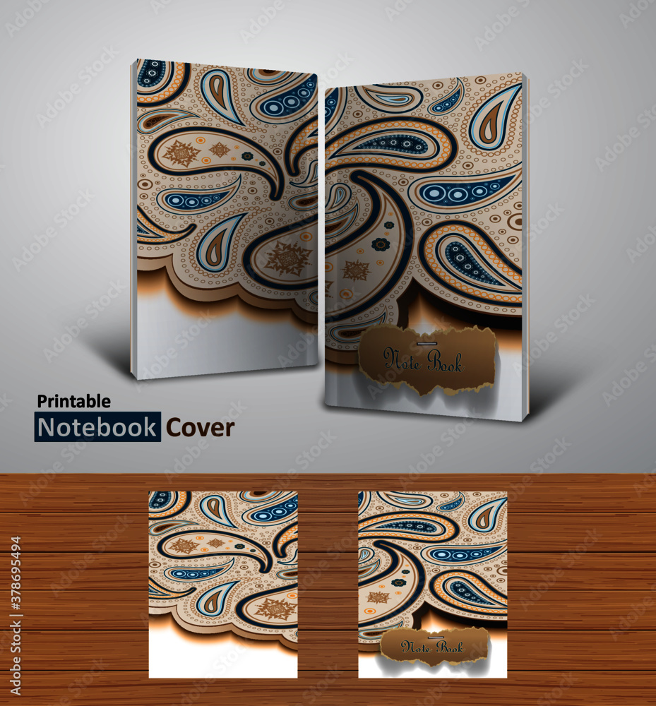 Back To School Notebook Cover Designs With Mockups, Ready To Print Cmyk