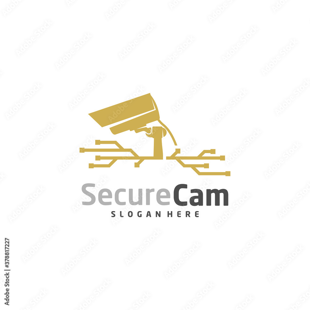 Tech CCTV Logo Design Vector Template, Concept Symbol, Icon Stock ...