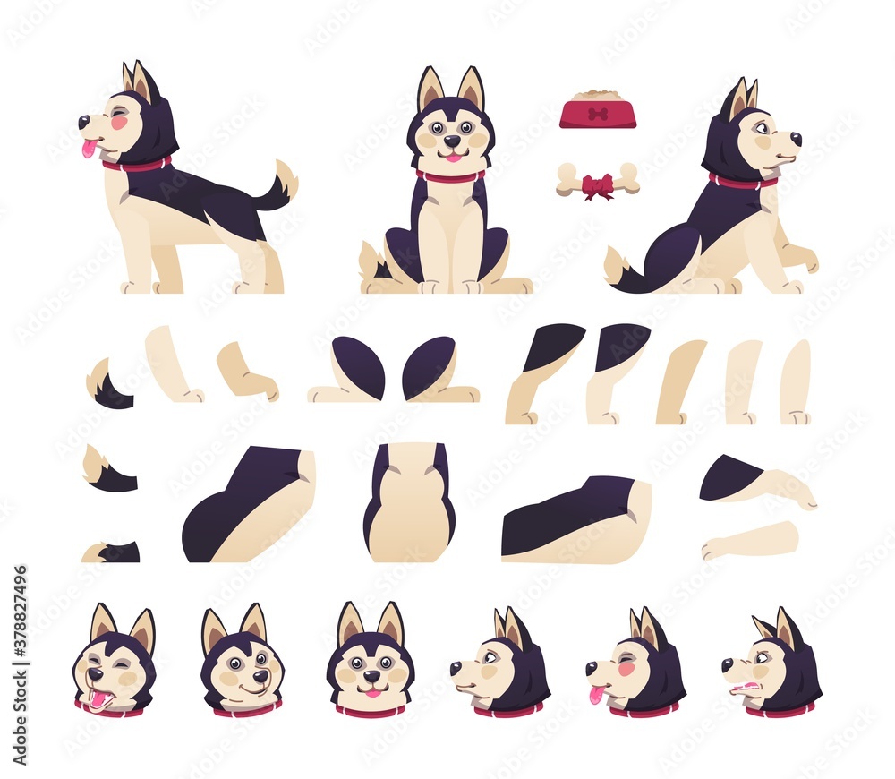 Moving Animation Dog