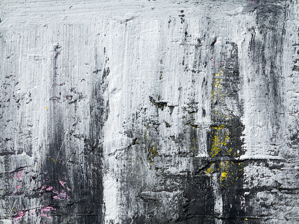 Rough paint dripping, spray paint artwork. Abstract background oil ...