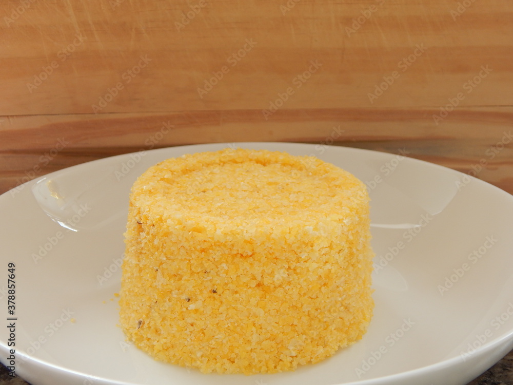 Foto de Traditional Brazilian couscous (cuscus/cuscuz). Tropical food ...