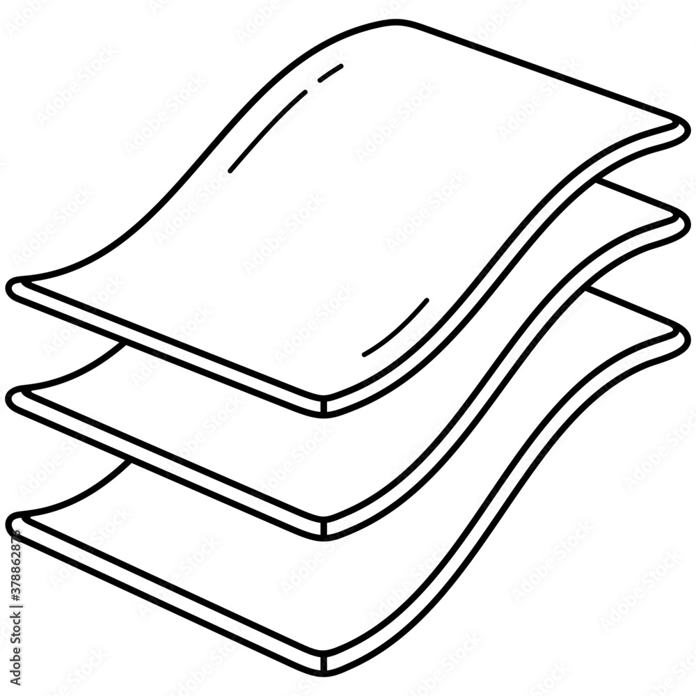 The layers of laminate Stock Vector | Adobe Stock