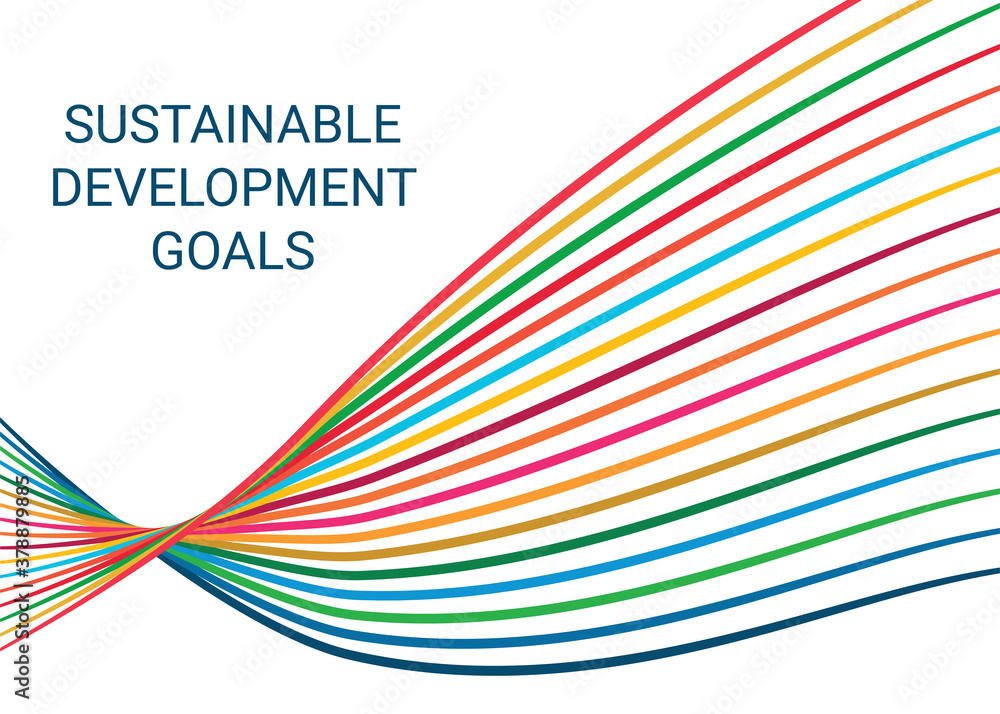 Sustainable Development Goals. Illustration EPS Stock Vector | Adobe Stock