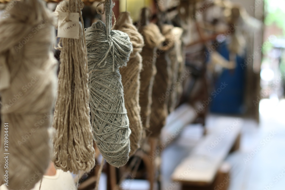 Carpet Rug making process by cutting weaving and washing with handloom ...