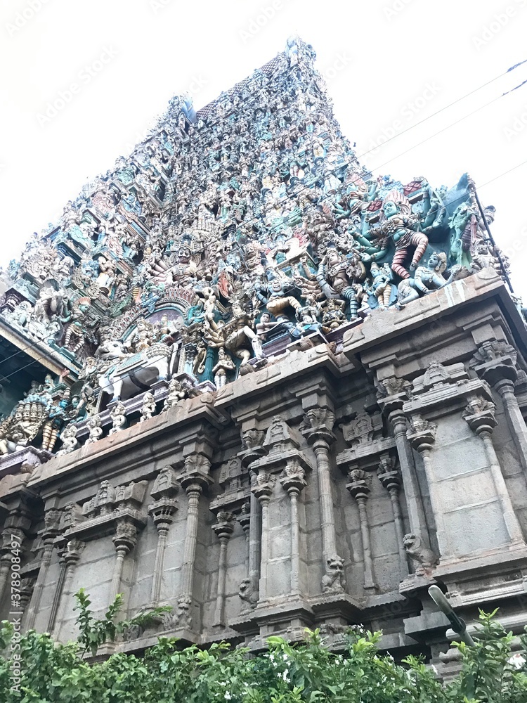 Ancient temple with thousands of Statues of Male and Female goddess in ...