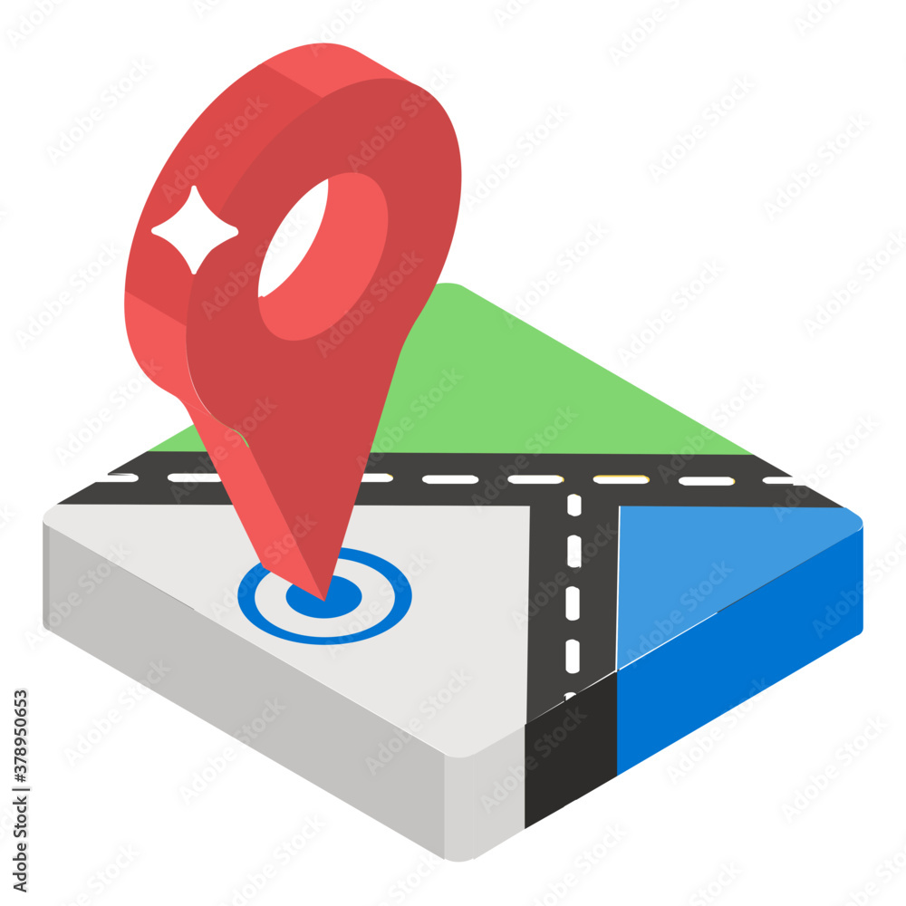 Gps Navigation Map Icon