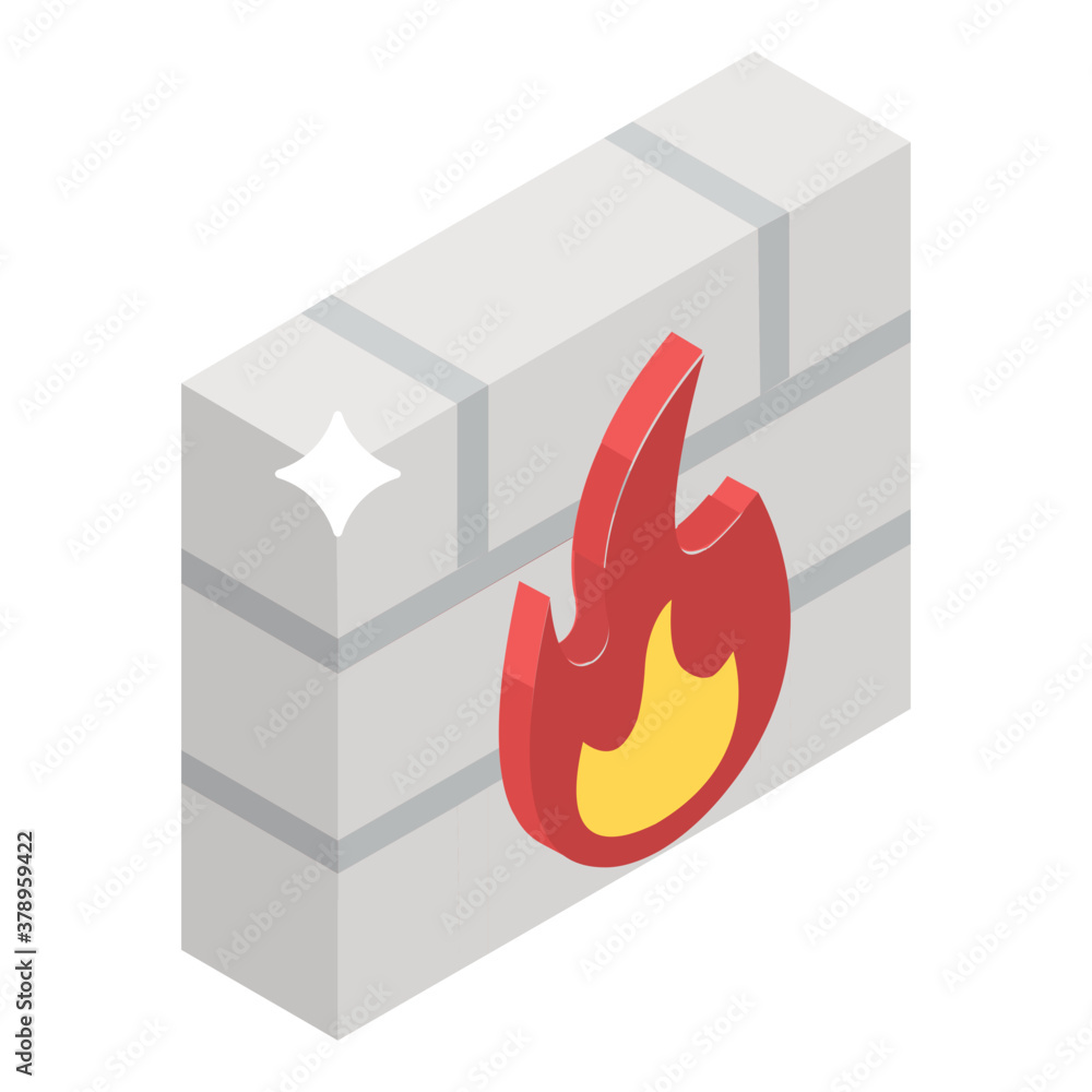 Network Firewall Icon