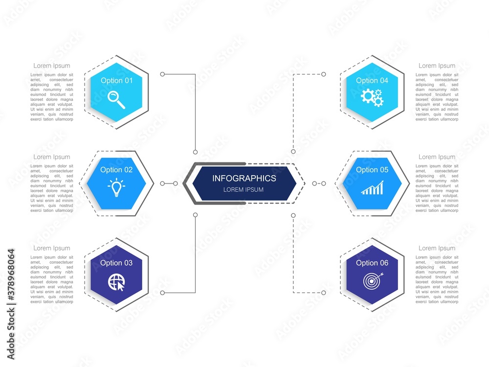 Business data visualization. Abstract Process chart or graph elements ...