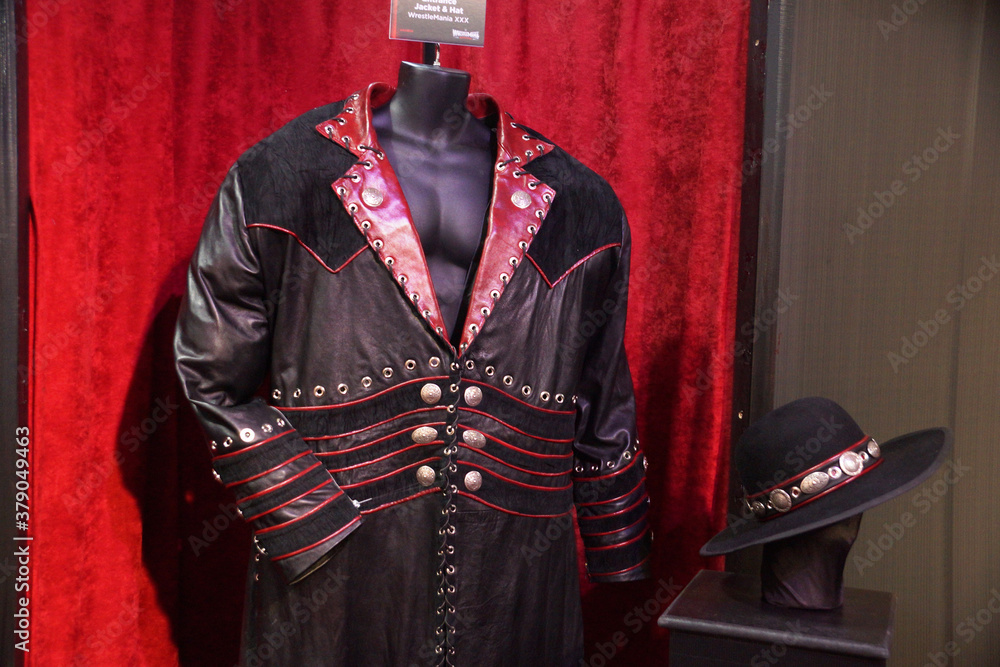 WWE Legend the Undertaker Jacket and hat entrance outfit on display ...