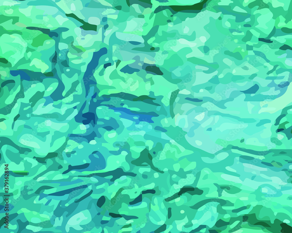 Abstract blue texture background. Digital painting in oil painting ...