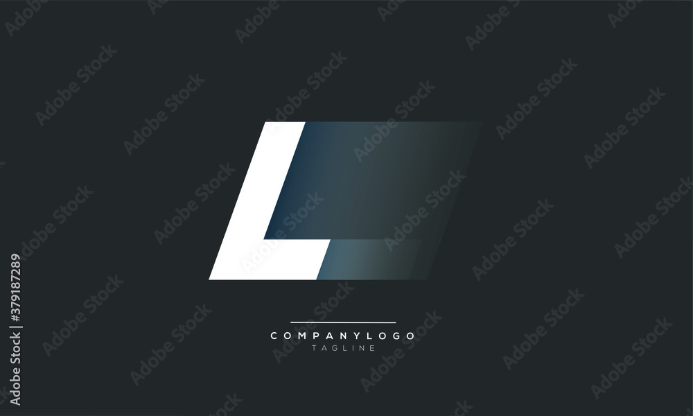 L initials monogram letter text alphabet logo design Stock Vector ...