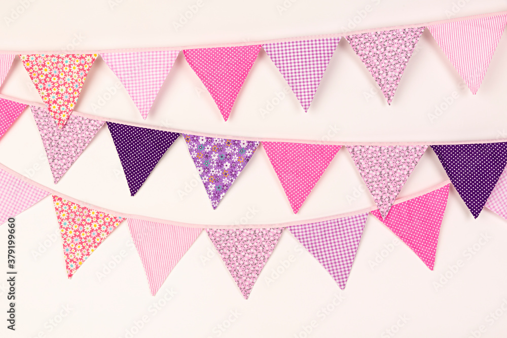 Banderines rosas. Stock Photo | Adobe Stock