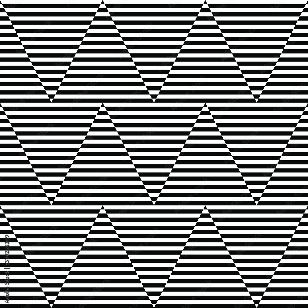 Black and white stripes seamless pattern. Monochrome vector art ...