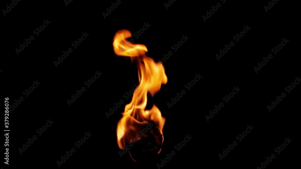 Realistic turbulent seamless looping fire effect. This is an asset that ...
