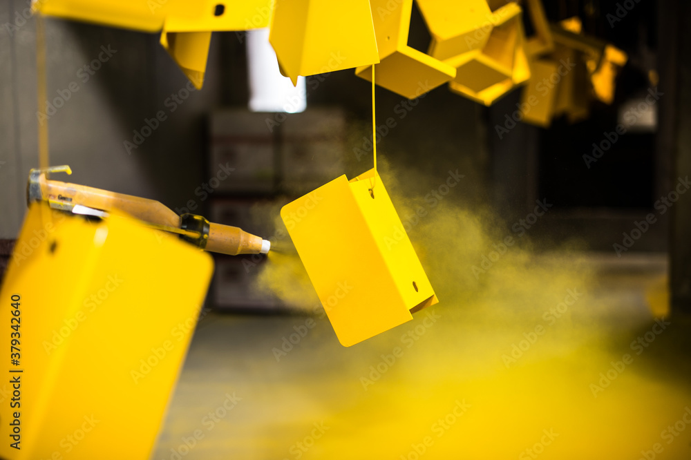 Spray paint product powder coating Stock Photo | Adobe Stock