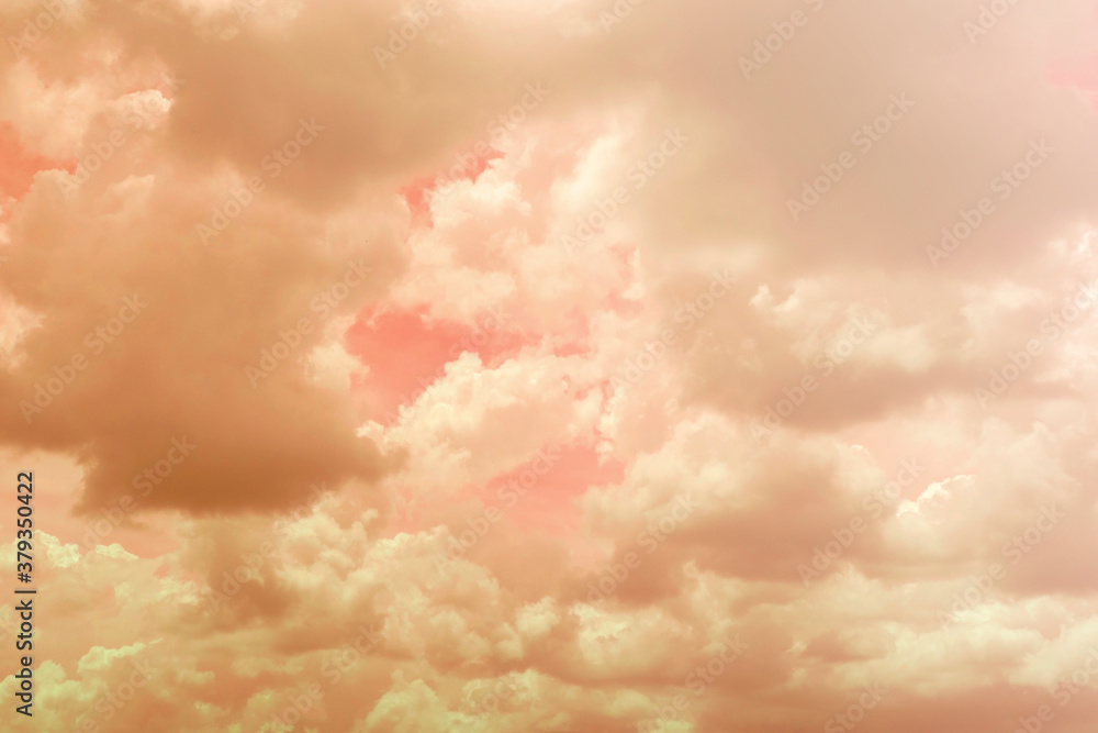 Abstract nature background of Colorful pastel gradient clouds & Fantasy ...