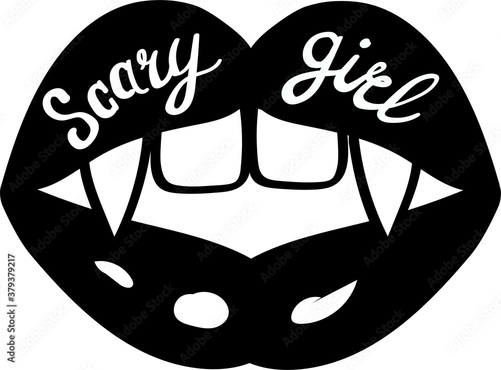 Scary Lips Drawing - Infoupdate.org