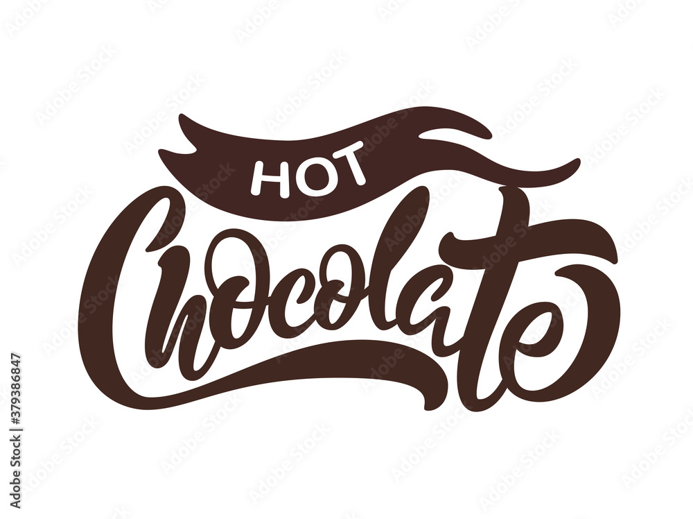 Hot chocolate logo - vector illustration, emblem design Stock Vector ...