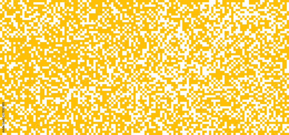 Orange screen pixel raster art icon Flat signal pixelated Funny vector ...