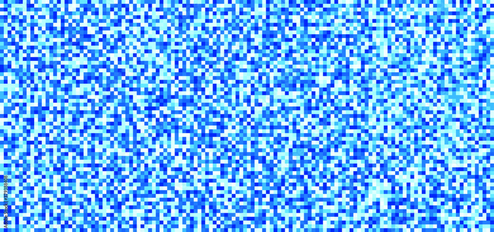 Blue screen pixel raster art icon Flat signal pixelated Funny vector ...