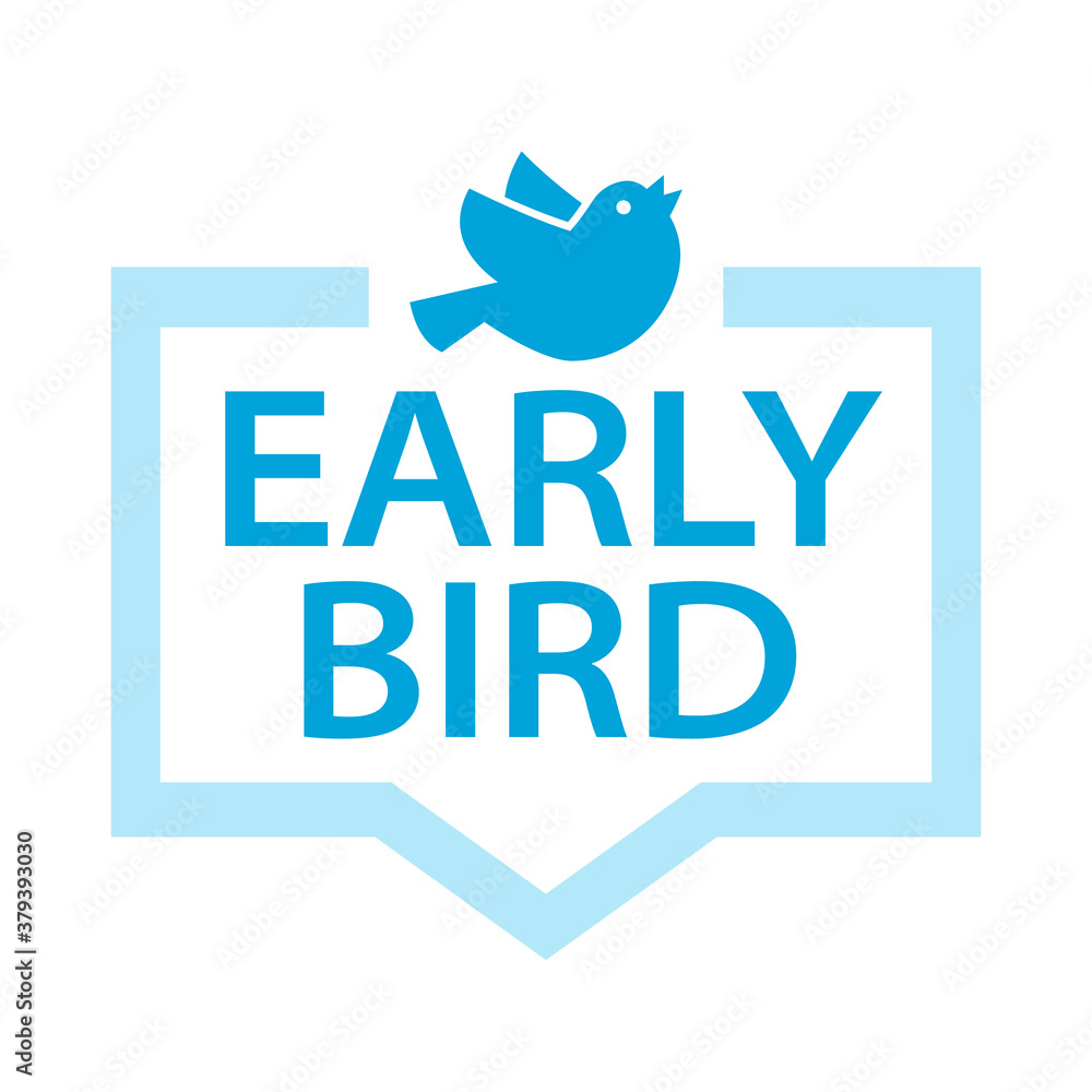 Early bird design. Clipart image. Stock Vector | Adobe Stock